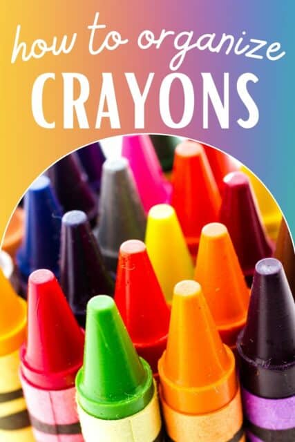 7 easy crayon storage ideas - Celebrating with kids