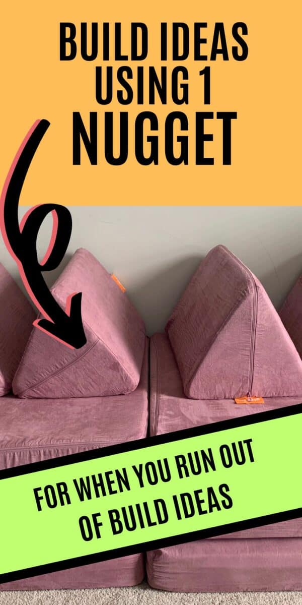 Single Nugget Couch Configuration Ideas - Celebrating with kids