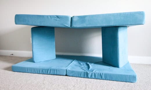 Single Nugget Couch Configuration Ideas - Celebrating with kids