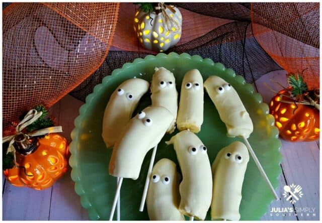 Ghost themed treats for kids - Celebrating with kids