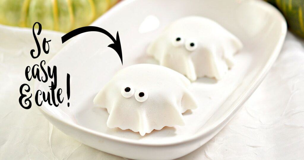 Ghost themed treats for kids - Celebrating with kids