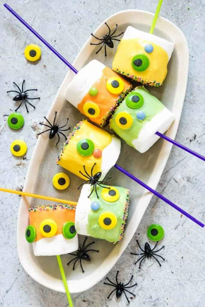Monster themed foods for kids - Celebrating with kids