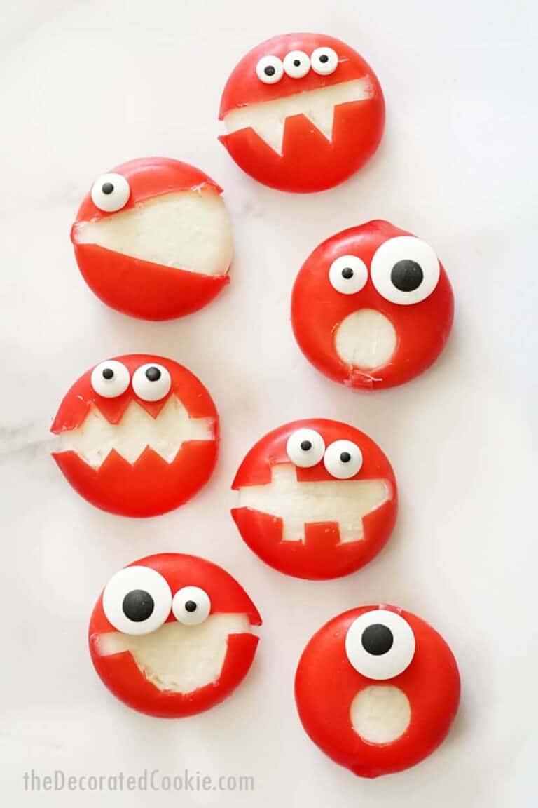 Monster themed foods for kids - Celebrating with kids