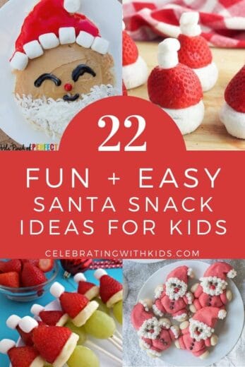 22 Fun & Easy Santa Snacks for Kids - Celebrating with kids
