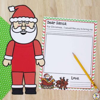 Santa Crafts for preschoolers + toddlers - Celebrating with kids