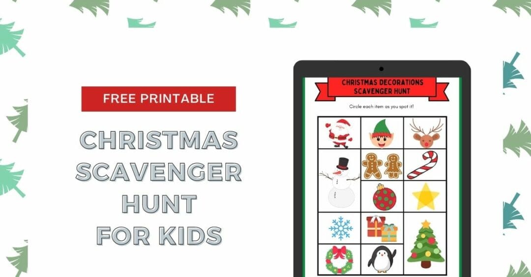 Christmas Decoration Scavenger Hunt for Kids - FREE PRINTABLE ...