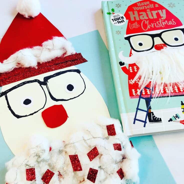 Santa Crafts for preschoolers + toddlers - Celebrating with kids