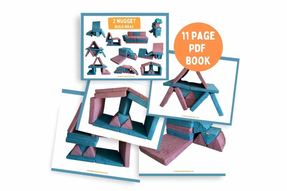 Get our premium Nugget Builds Book bundle! - Celebrating with kids