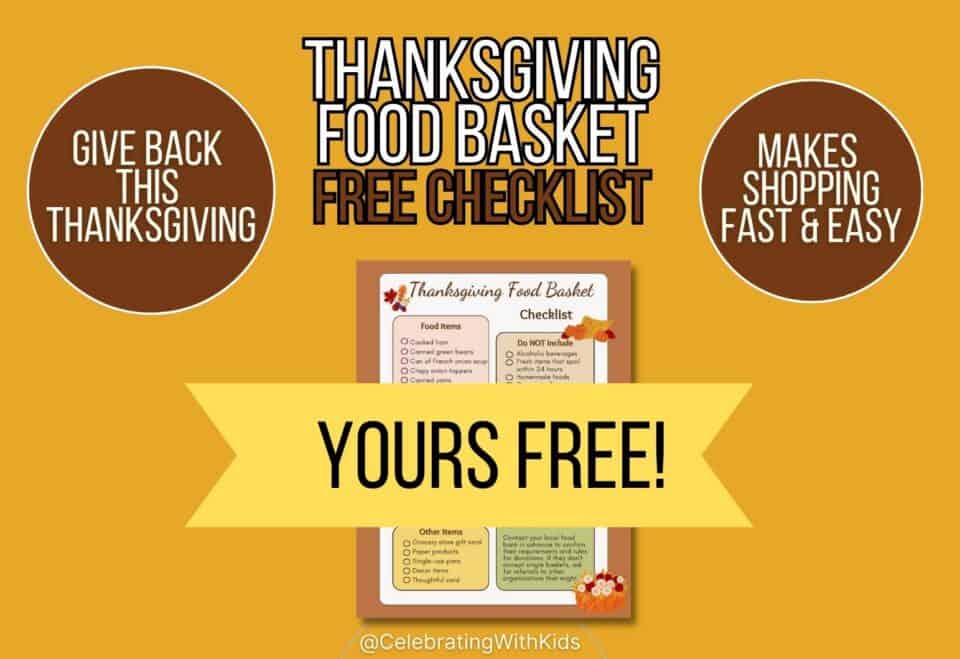 How to make Thanksgiving food baskets for needy families - Celebrating ...