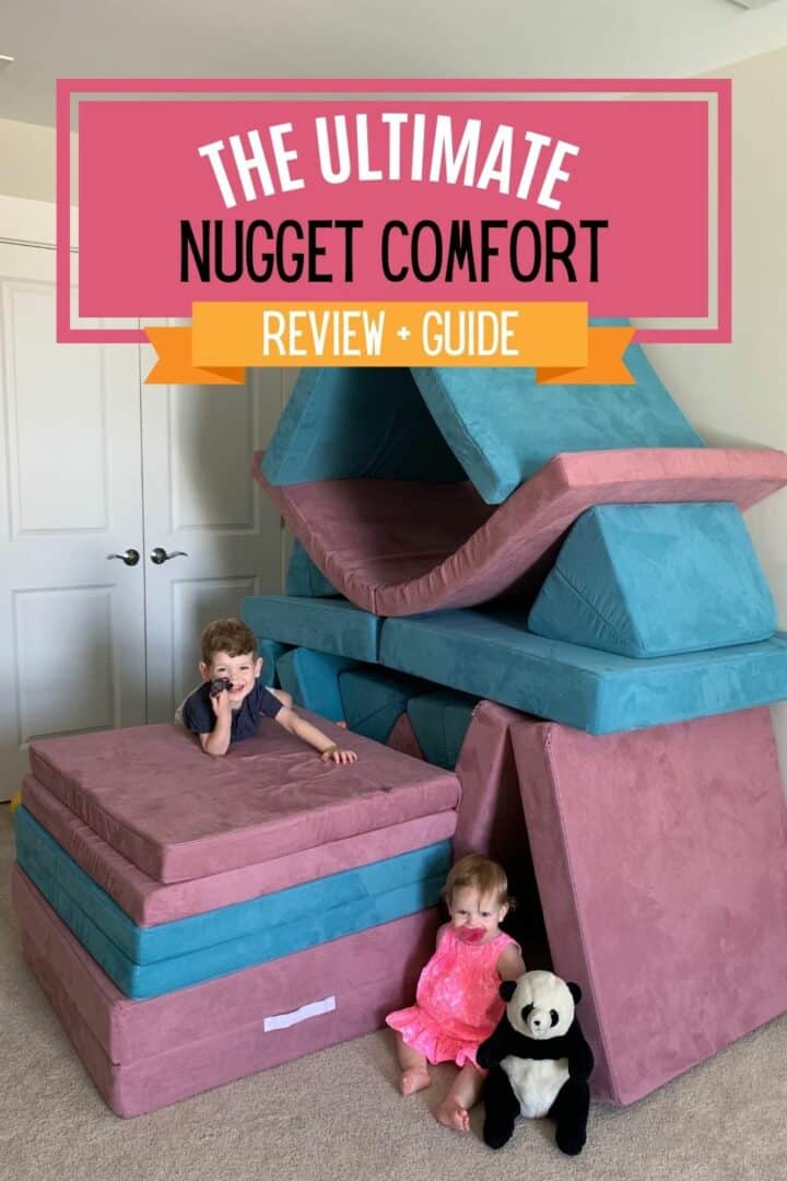 The Ultimate Review of the Nugget Kid's Couch! - Celebrating with kids