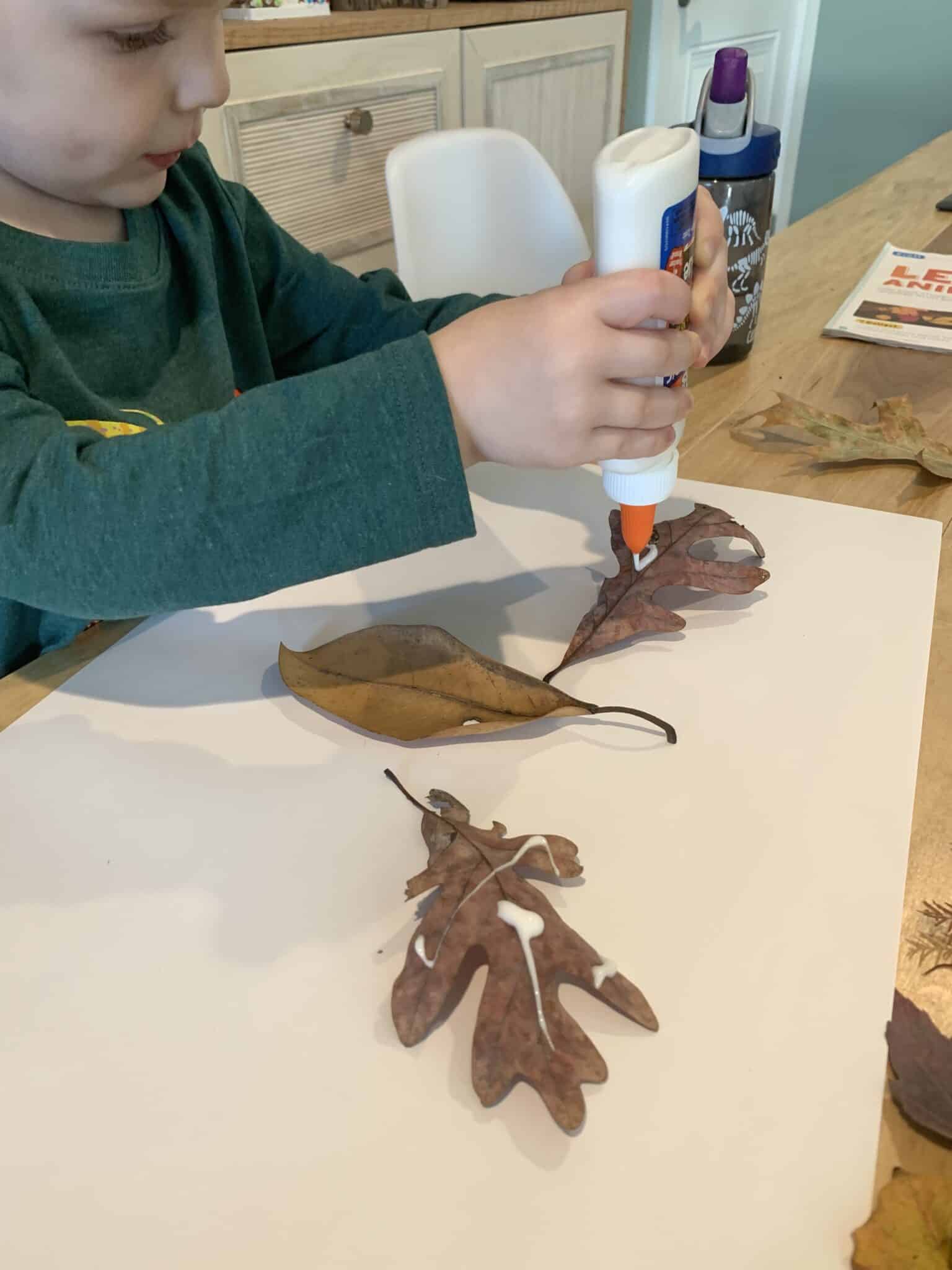 Nature Craft Idea: Leaf Animals! - Celebrating with kids