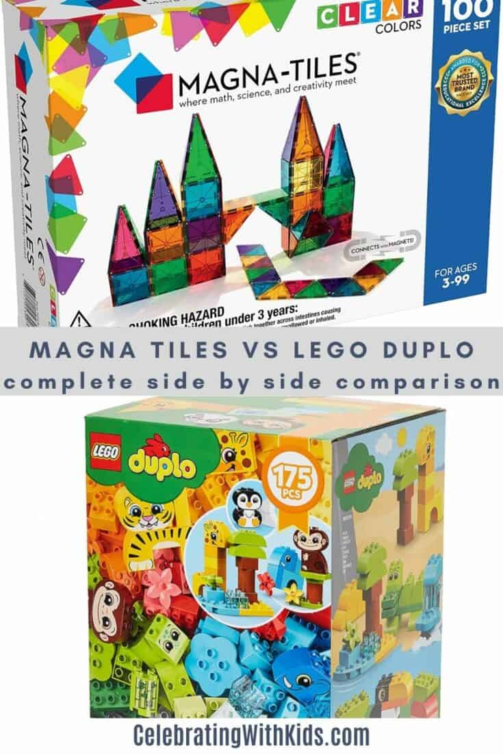 Magna-Tiles vs Legos: Which should you buy?! - Celebrating with kids