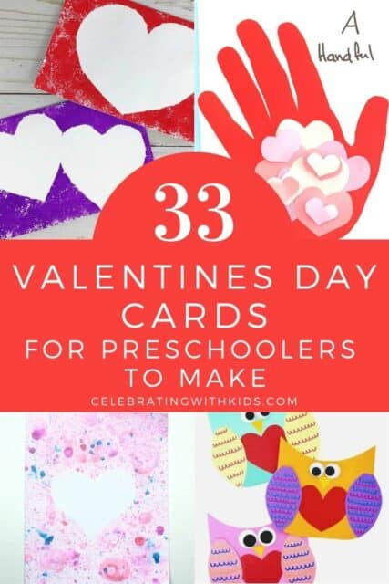 33 Valentines day cards for preschoolers to make - Celebrating with kids