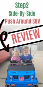 Review: Step2 Side-By-Side Push Around SUV - Celebrating with kids
