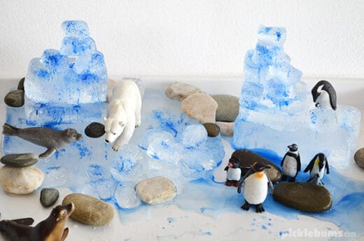 27 Ice Play Ideas for kids! - Celebrating with kids