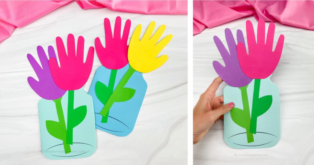 11 fun and easy Spring Handprint Crafts - Celebrating with kids