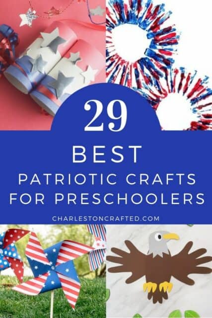 30 Patriotic Crafts for Preschoolers - Celebrating with kids