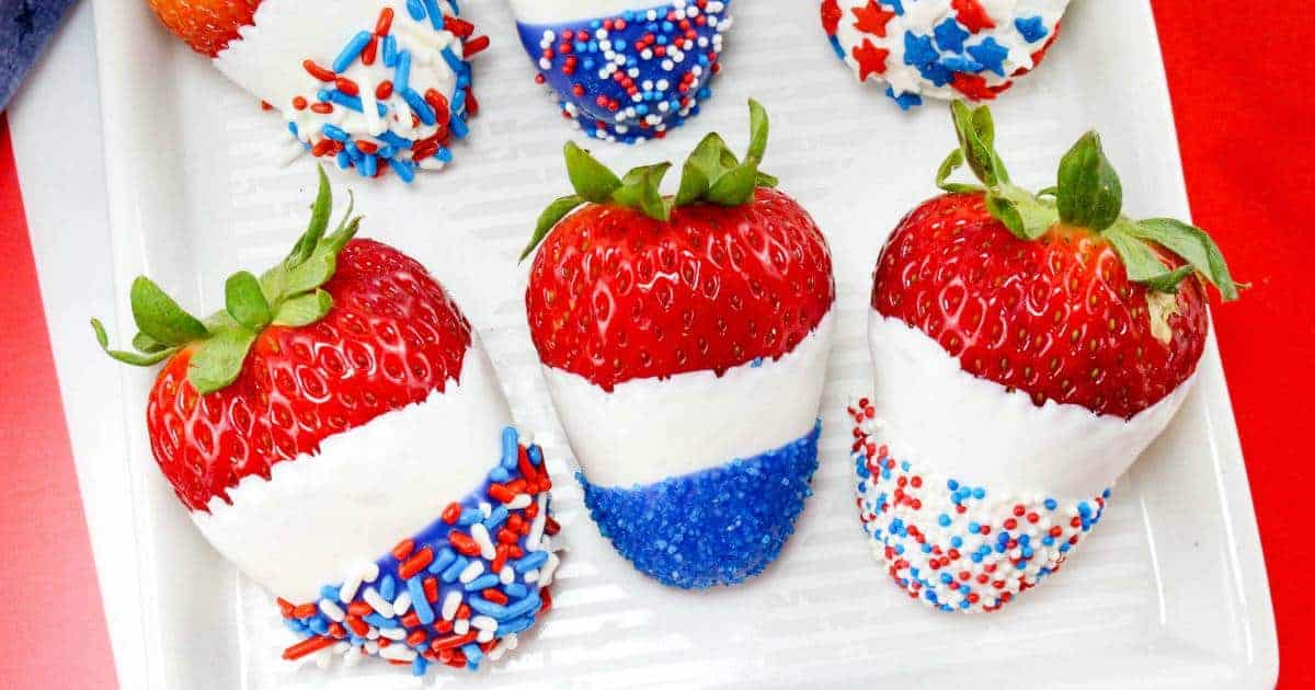 42 fun and easy Red White and Blue foods for kids - Celebrating with kids