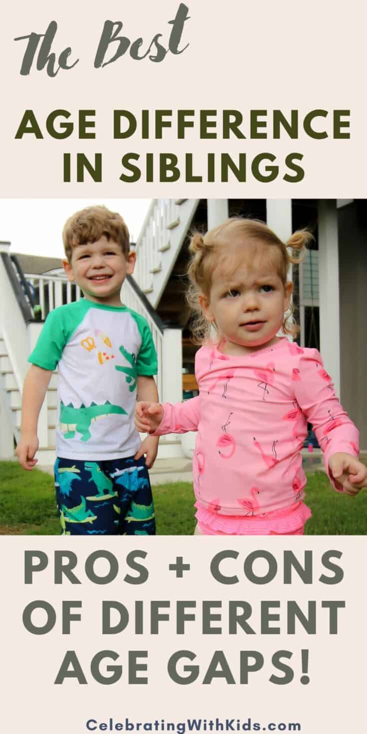 What is the best age gap between siblings? - Celebrating with kids