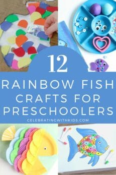 12 Rainbow fish crafts for preschoolers - Celebrating with kids