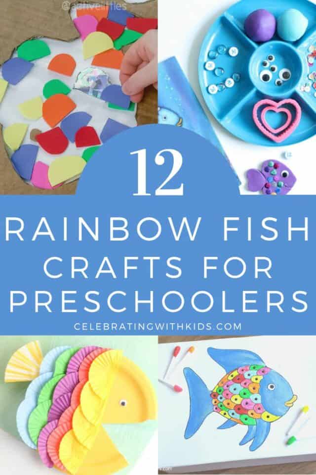 12 Rainbow fish crafts for preschoolers - Celebrating with kids