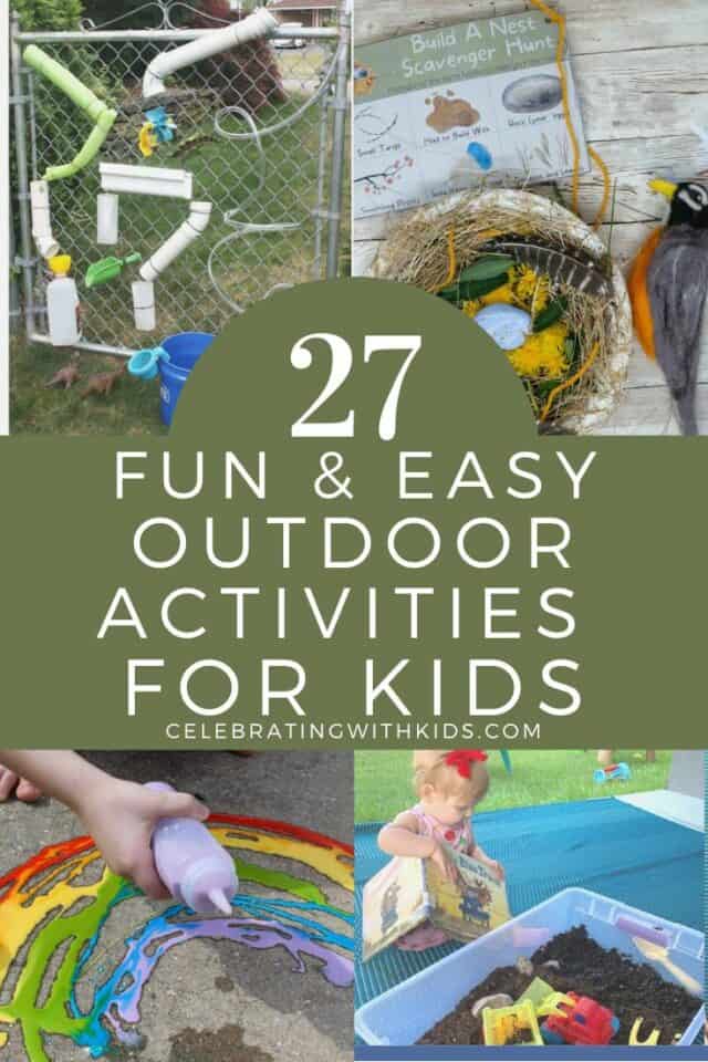 The best outdoor activities for kids (by age)! - Celebrating with kids