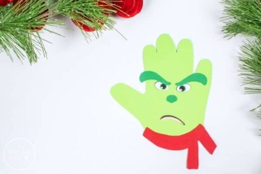 12 fun and easy Grinch crafts for kids - Celebrating with kids