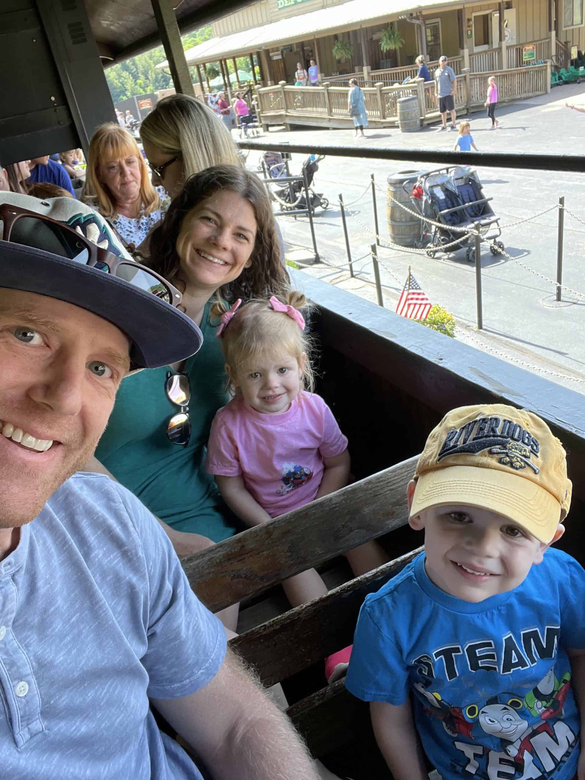 Day out with Thomas Complete Review - Celebrating with kids
