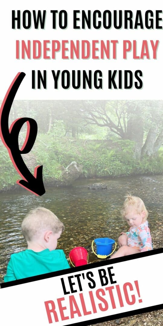 How to encourage independent play in kids - Celebrating with kids