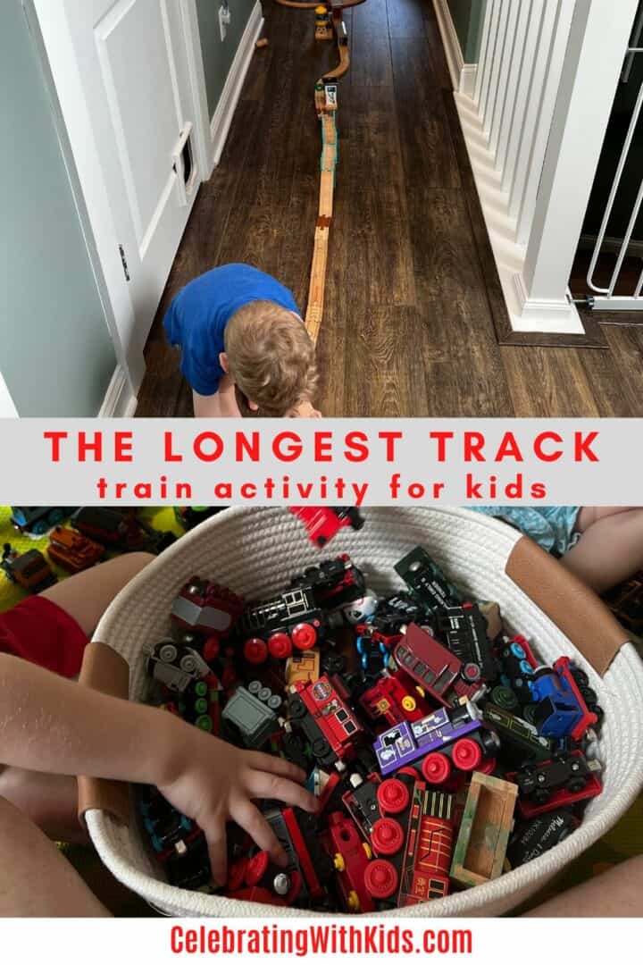 The longest track: a train learning exercise for kids! - Celebrating ...