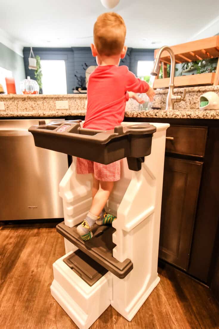 Step 2 Mobile Learning Tower Review - Celebrating with kids