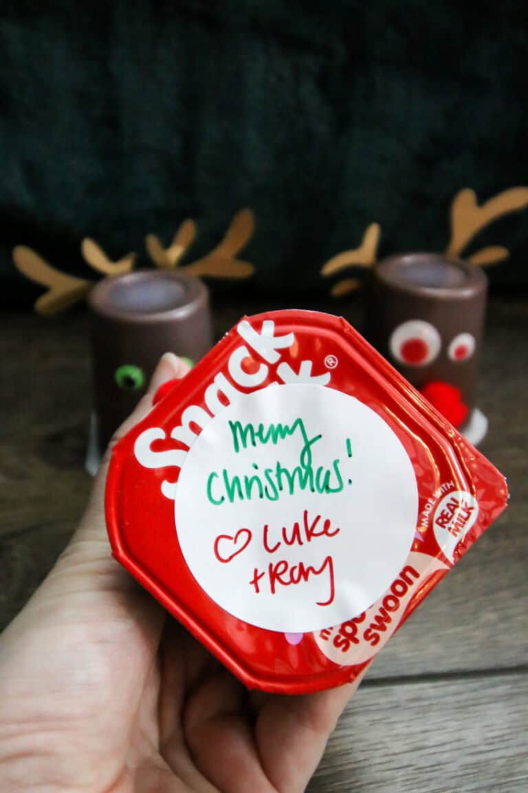 Reindeer pudding cups: an easy Christmas class gift idea - Celebrating ...