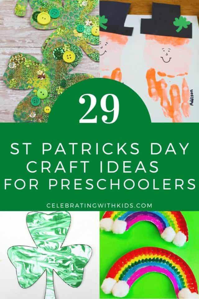 29 St Patricks Day crafts for toddlers + preschoolers - Celebrating ...