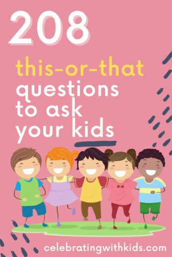 208 Fun This or That questions for kids - Celebrating with kids