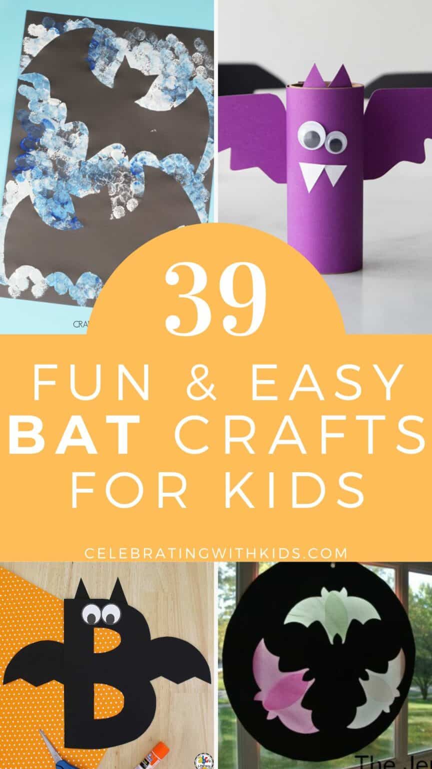 40 best bat crafts for kids - Celebrating with kids
