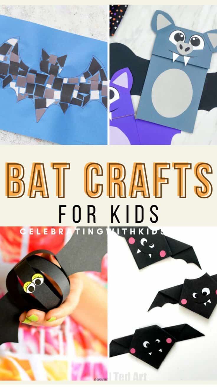 40 best bat crafts for kids - Celebrating with kids