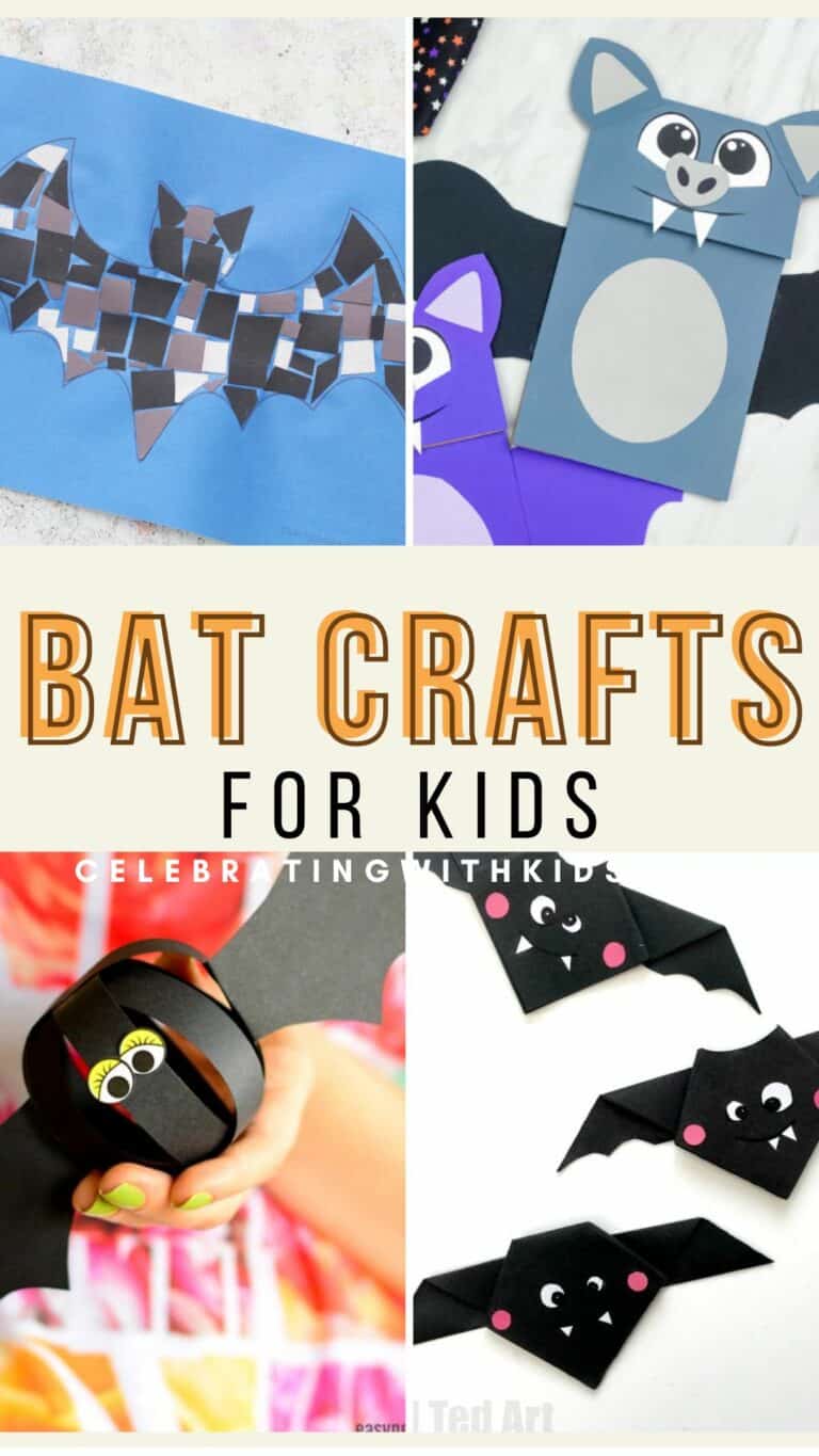 40 best bat crafts for kids - Celebrating with kids
