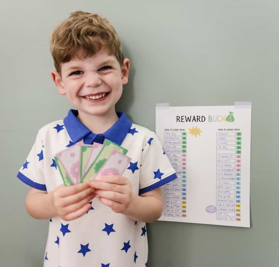 Free Printable Reward Money for kids - Celebrating with kids