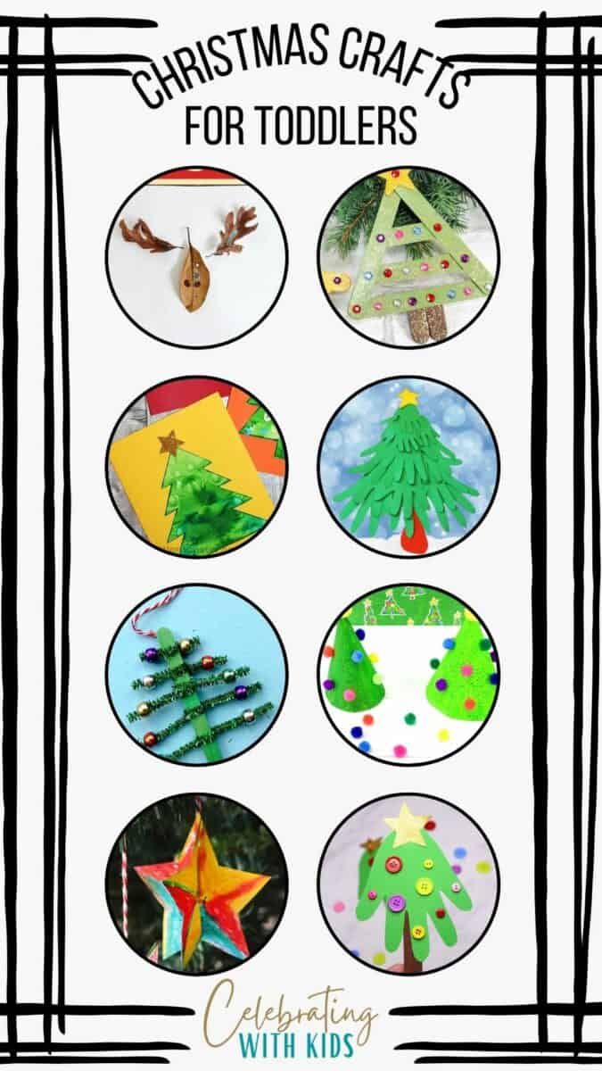 30 Christmas Crafts for Toddlers - Celebrating with kids