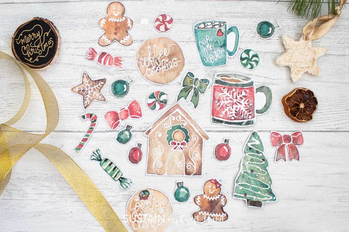 28 Printable Christmas Decorations - Celebrating with kids