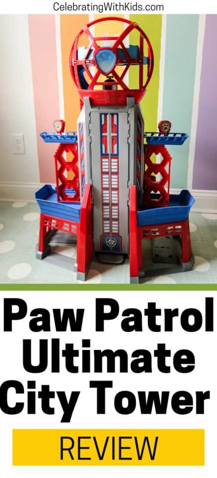 Paw Patrol Ultimate City Tower Review - Celebrating with kids