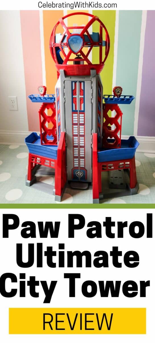 Paw Patrol Ultimate City Tower Review - Celebrating with kids