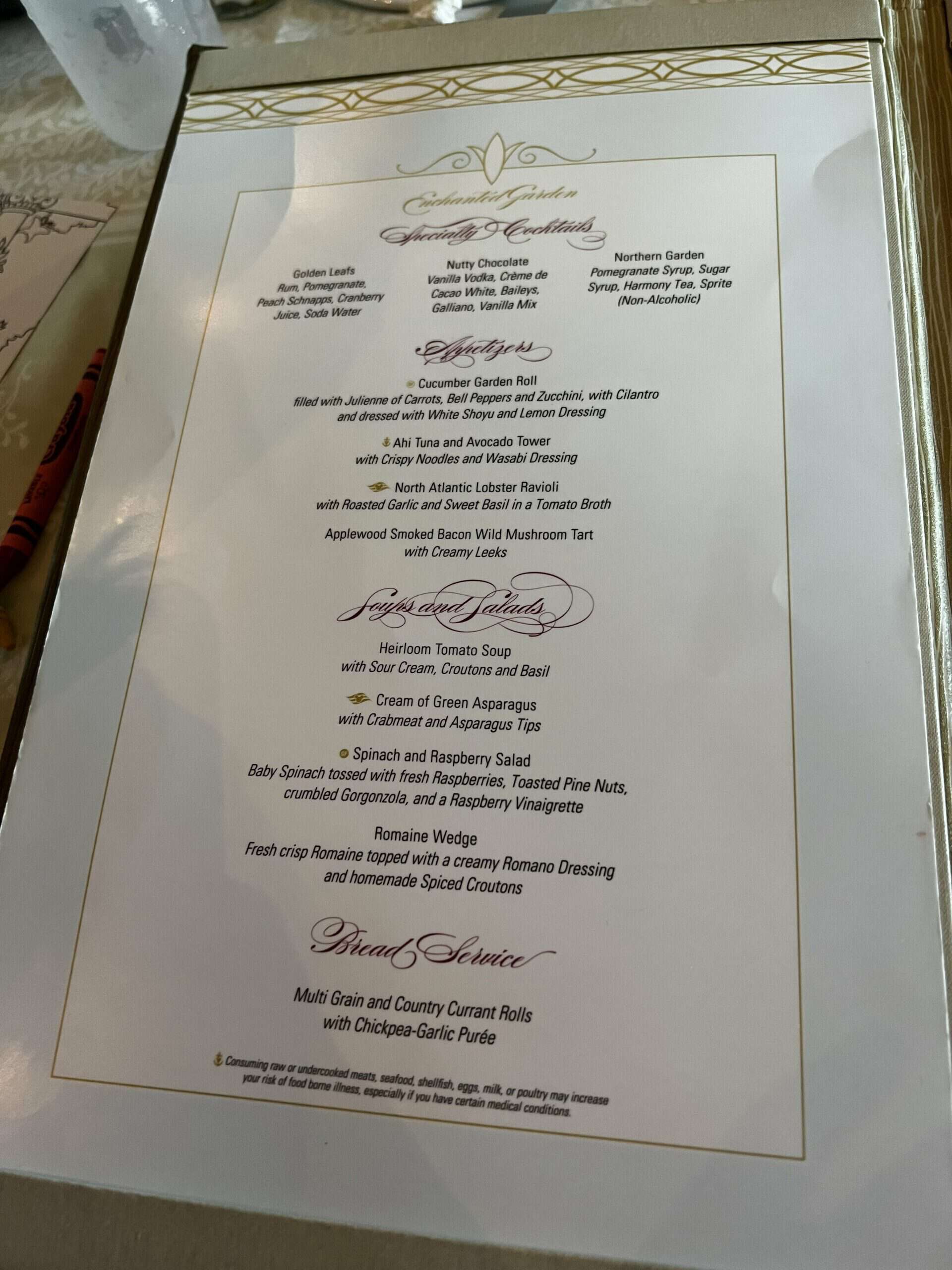 Disney Fantasy Enchanted Garden Review - Celebrating with kids