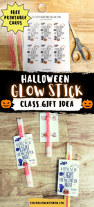 Easy and Affordable Glow Stick Halloween Class Gift Idea - Celebrating ...