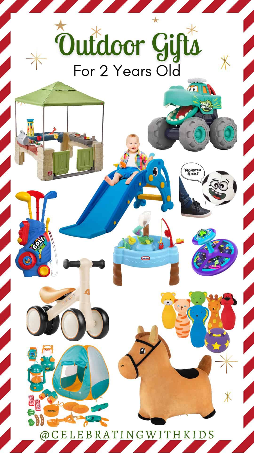 The best Outdoor Gifts for 2 Year Olds - Celebrating with kids