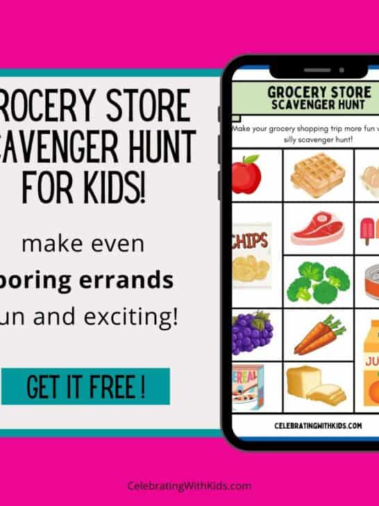 Thanksgiving scavenger hunt for kids - free printable! - Celebrating ...