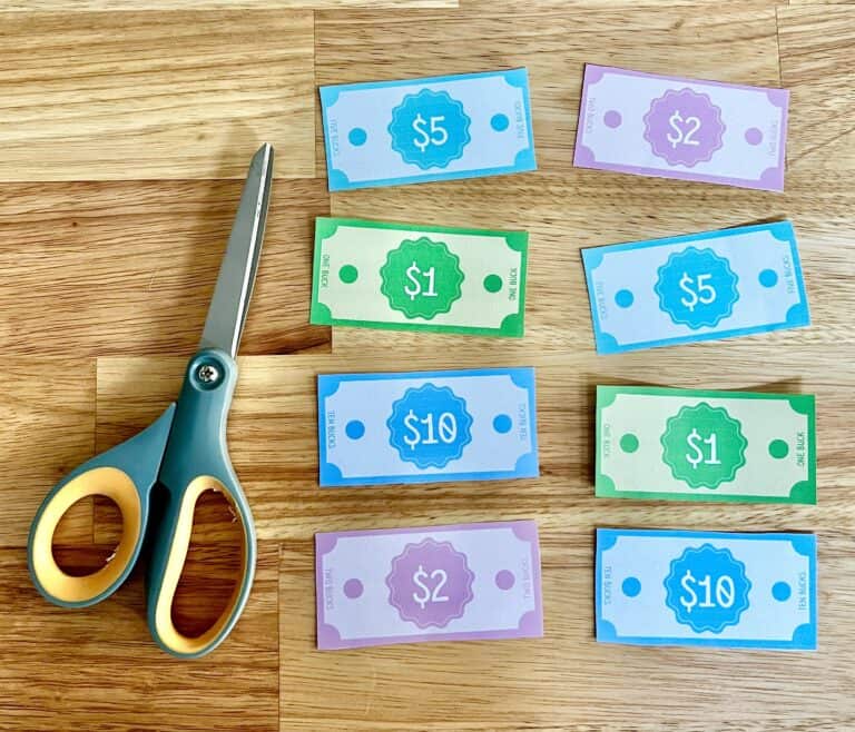 Free Printable Reward Money for kids - Celebrating with kids