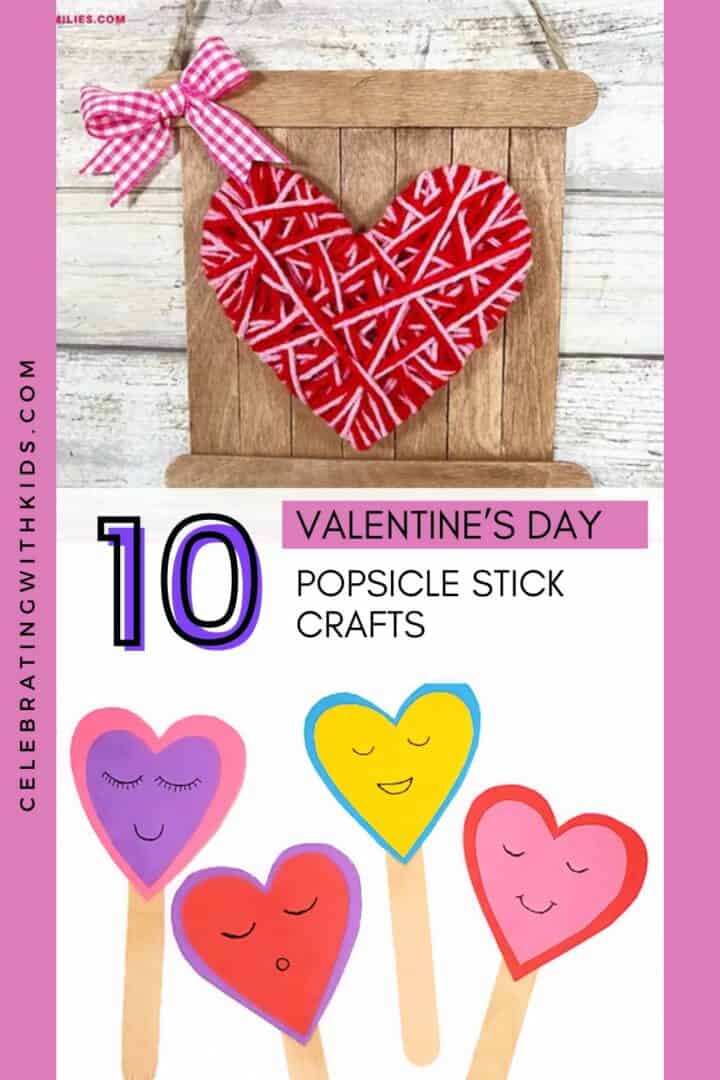 10 fun and easy Valentine's Day Popsicle Stick Crafts - Celebrating ...