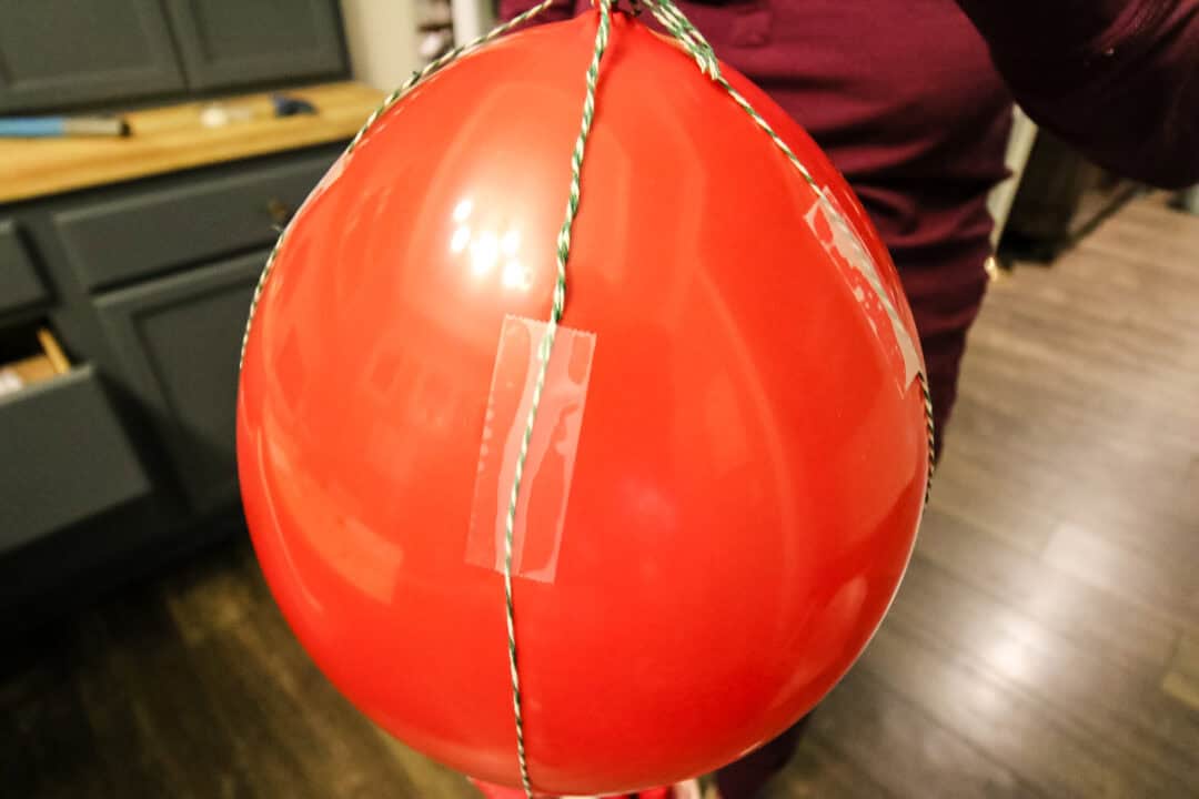 Elf on the shelf idea: hot air balloon - Celebrating with kids