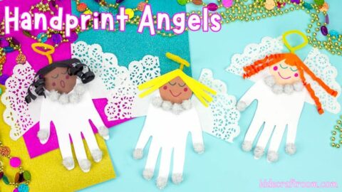 Christmas Handprint Art Projects - Celebrating with kids
